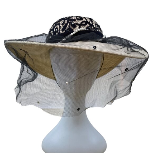 Whittall & Shon | Accessories | Whittall Shon Vintage Black Lace Pearls ...